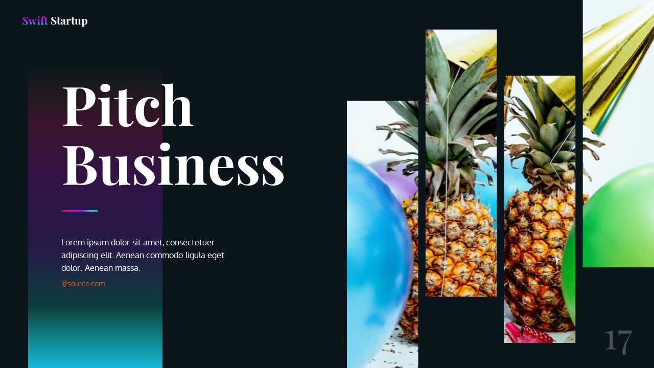 Swift Startup Pitch Deck Powerpoint Template Presentation Templates